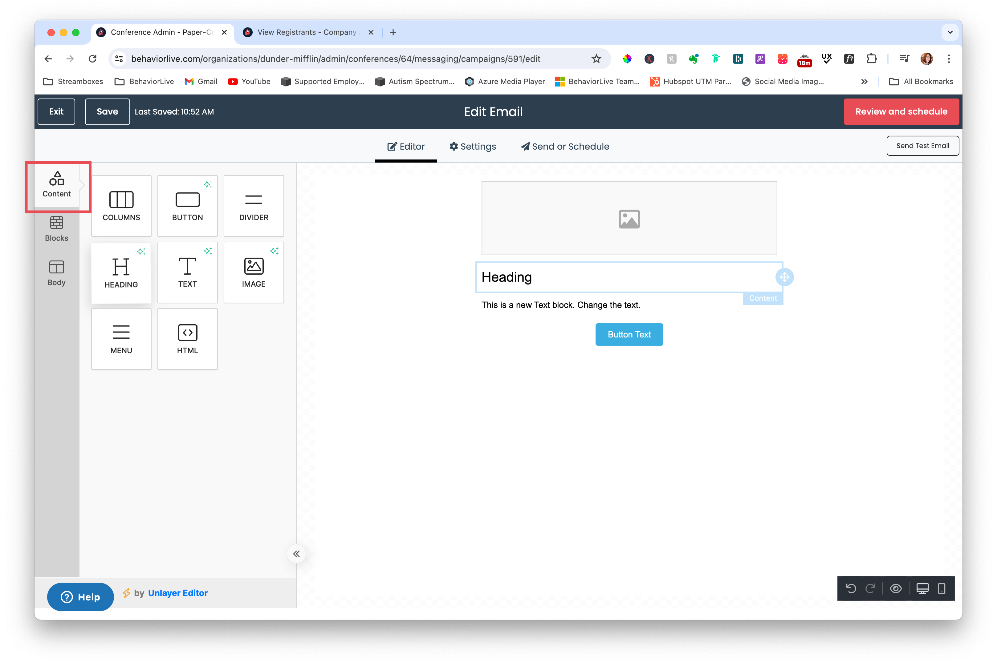 Messaging - Starting from Scratch with Blank Emails – BehaviorLive