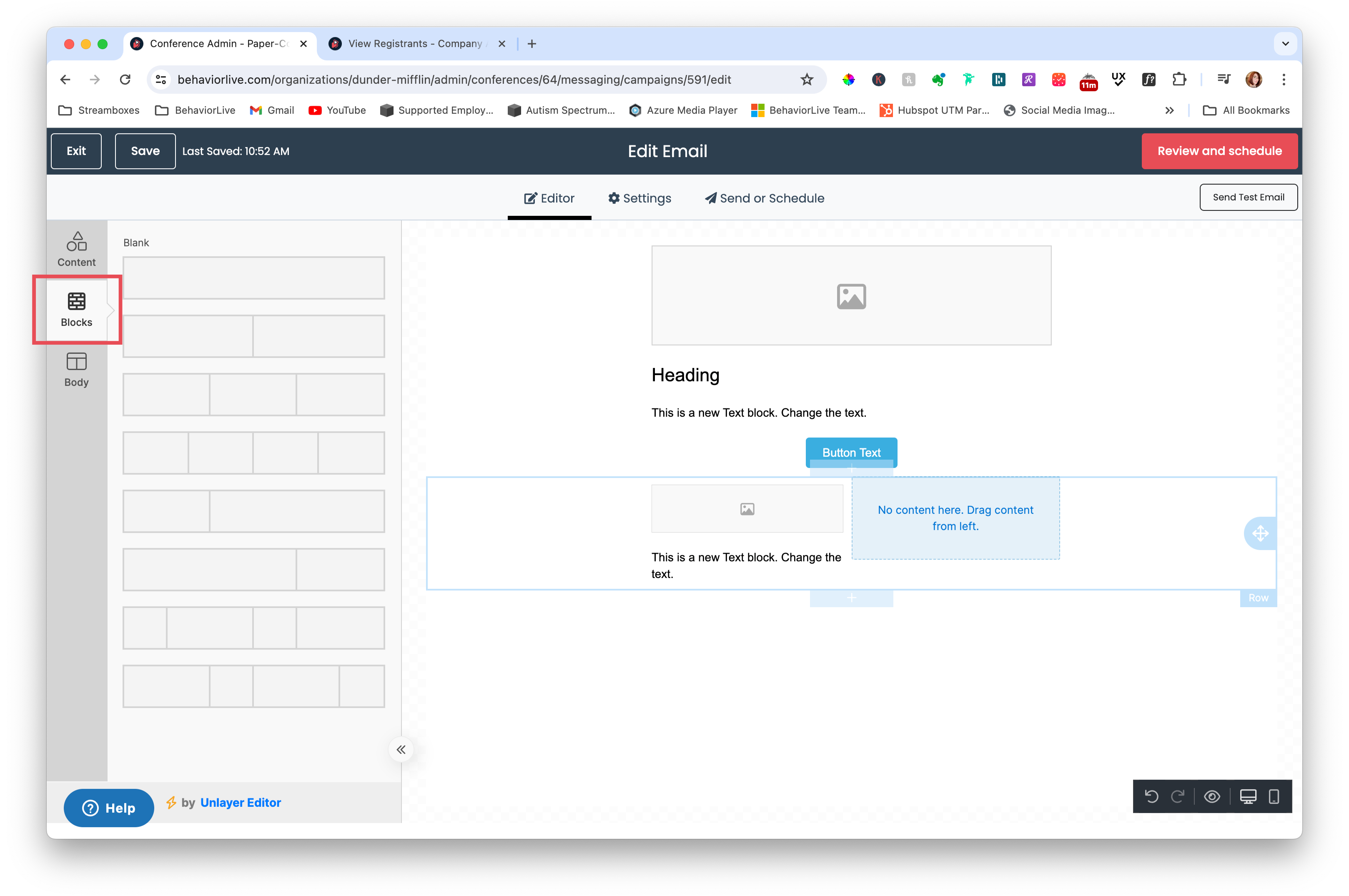 Messaging - Starting from Scratch with Blank Emails – BehaviorLive