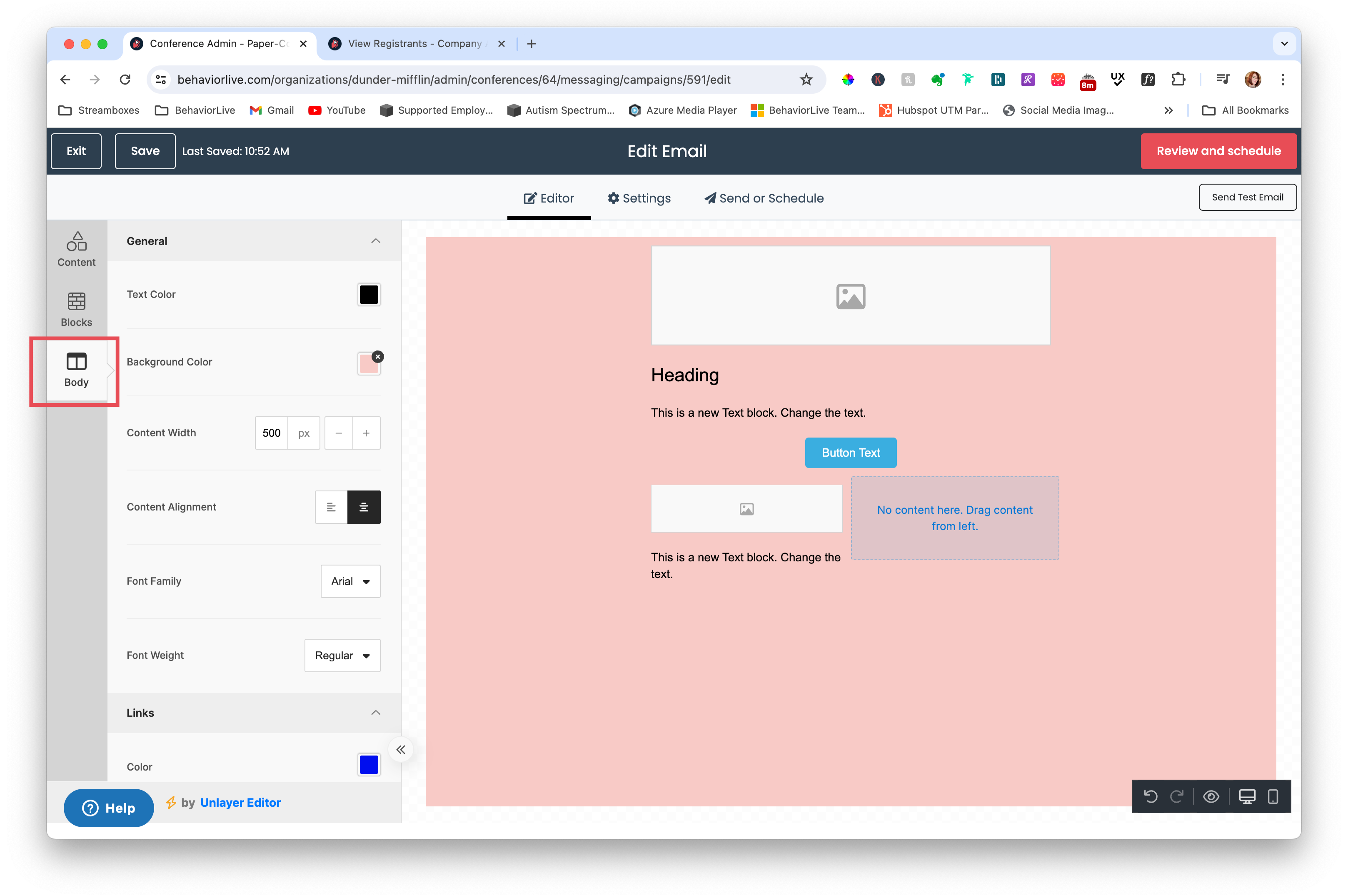 Messaging - Starting from Scratch with Blank Emails – BehaviorLive