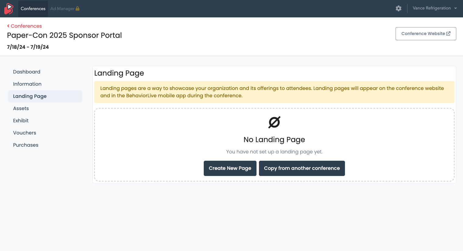 Navigating Your Sponsor Portal – BehaviorLive